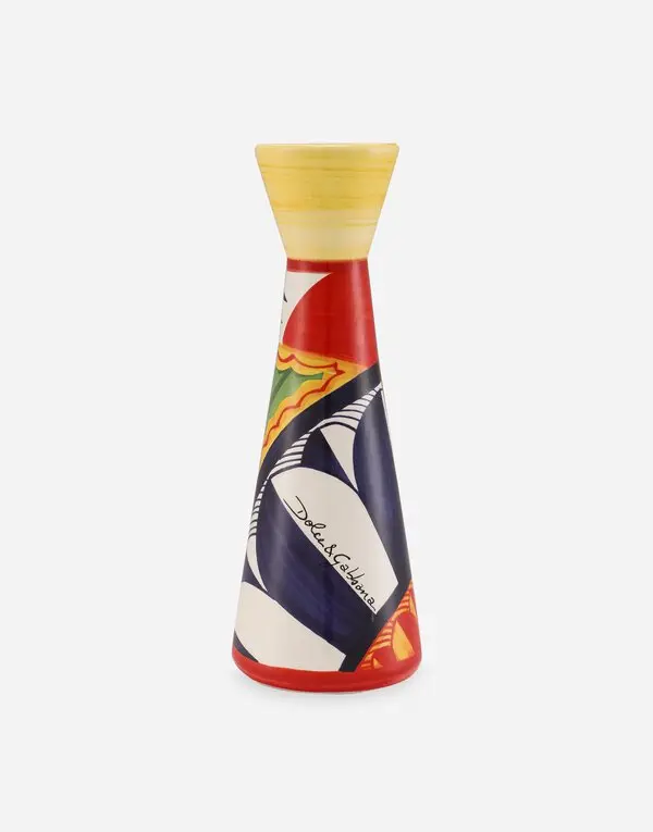 Dolce & Gabbana Ceramic Candle Holder Medium - Multicolor