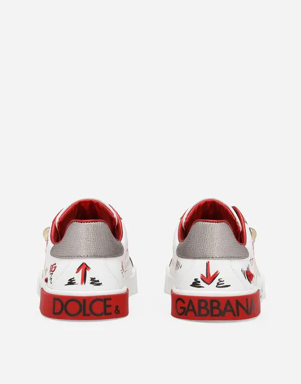 Dolce & Gabbana Printed Portofino Light Sneakers - Multicolor