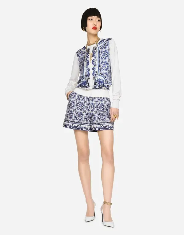 Dolce & Gabbana Majolica-print Cardigan - Multicolor