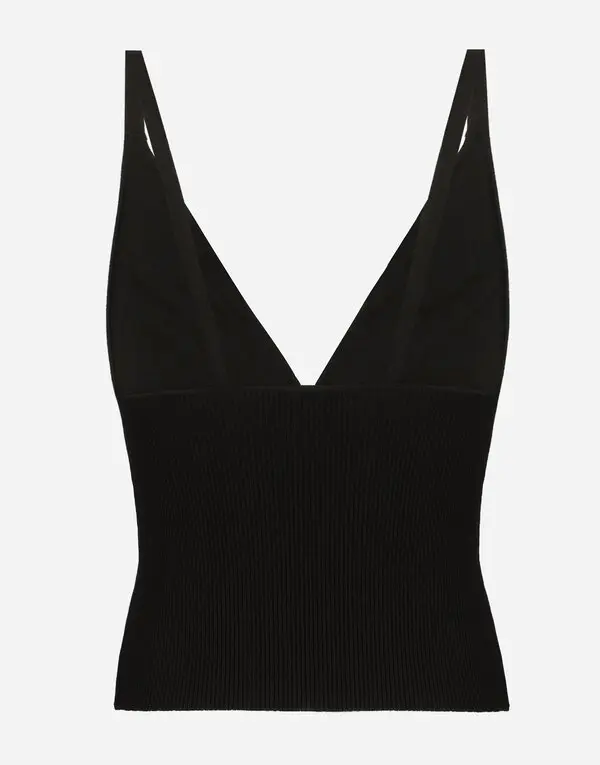 Dolce & Gabbana Viscose-knit Vest Top