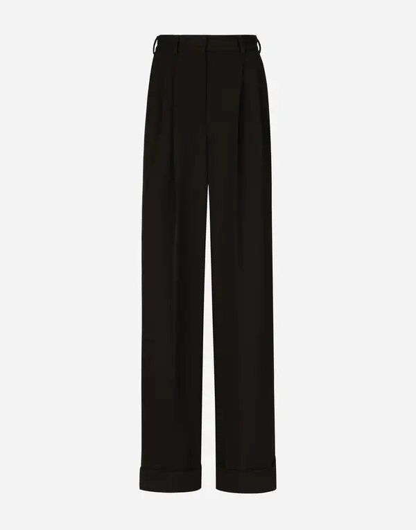 Dolce & Gabbana Flared Woolen Trousers
