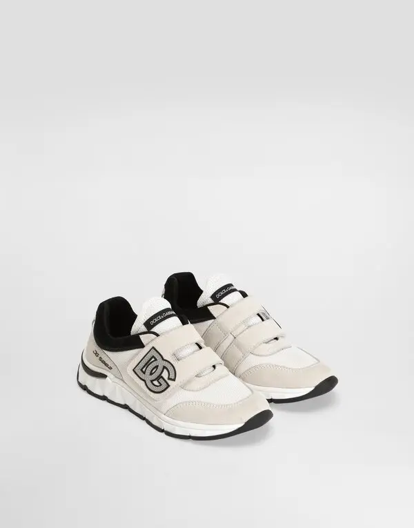 Dolce & Gabbana Dg Running Split Calfskin Sneakers - Multicolor