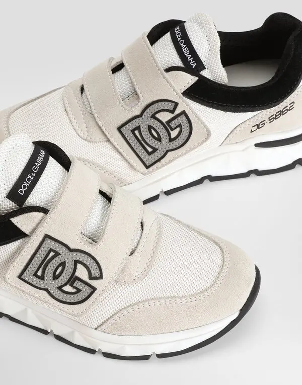 Dolce & Gabbana Dg Running Split Calfskin Sneakers - Multicolor