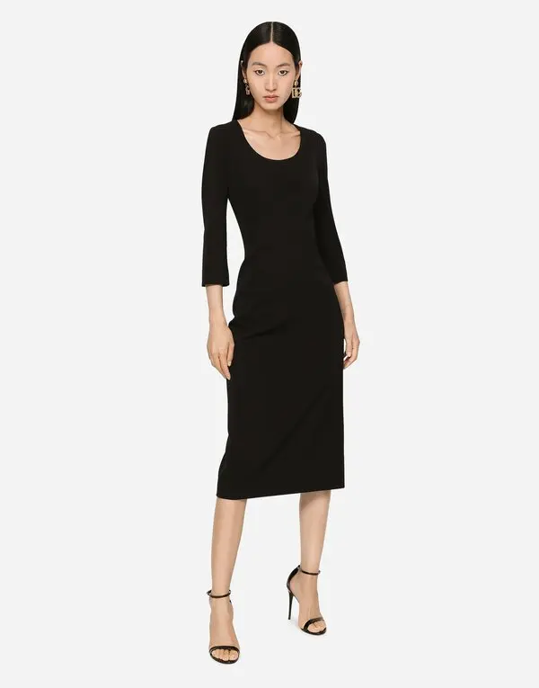 Dolce & Gabbana Woolen Calf-length Dress