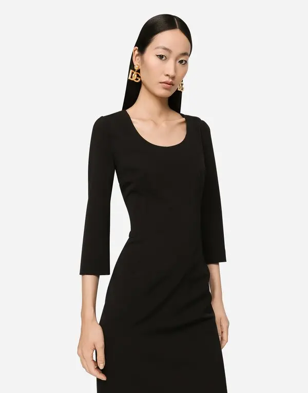Dolce & Gabbana Woolen Calf-length Dress