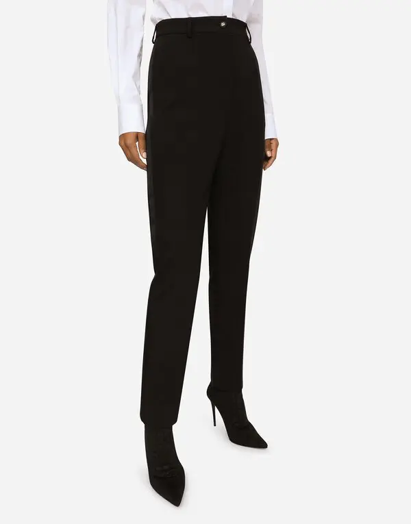 Dolce & Gabbana Wool Tuxedo Pants