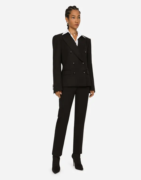 Dolce & Gabbana Wool Tuxedo Pants