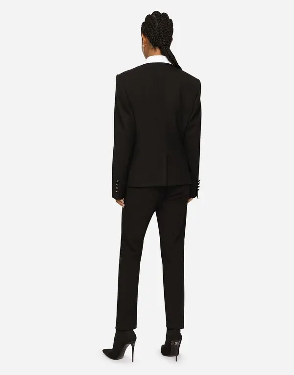 Dolce & Gabbana Wool Tuxedo Pants