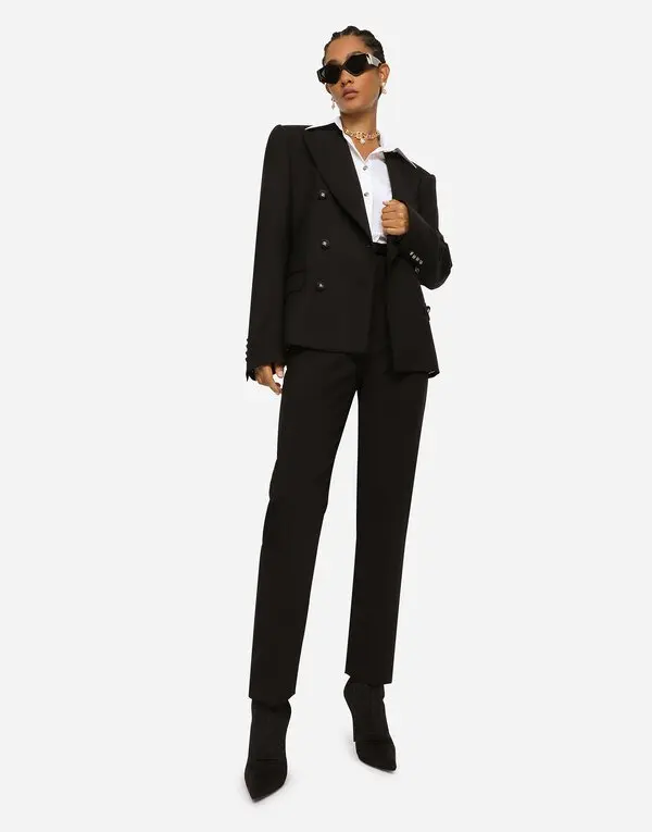 Dolce & Gabbana Wool Tuxedo Pants