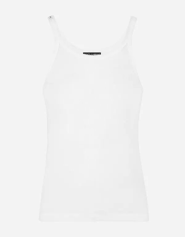 Dolce & Gabbana Cotton Singlet - White