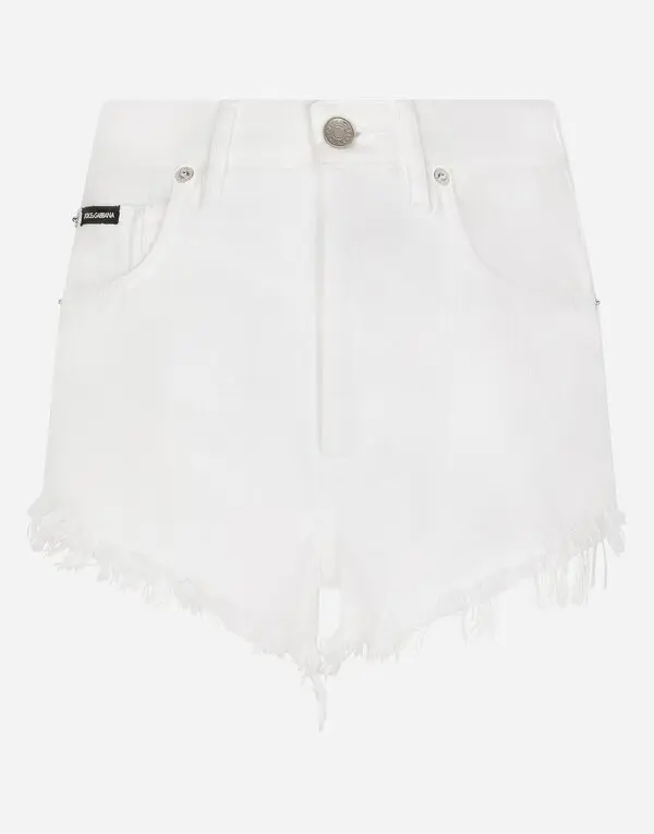 Dolce & Gabbana Denim Shorts - White
