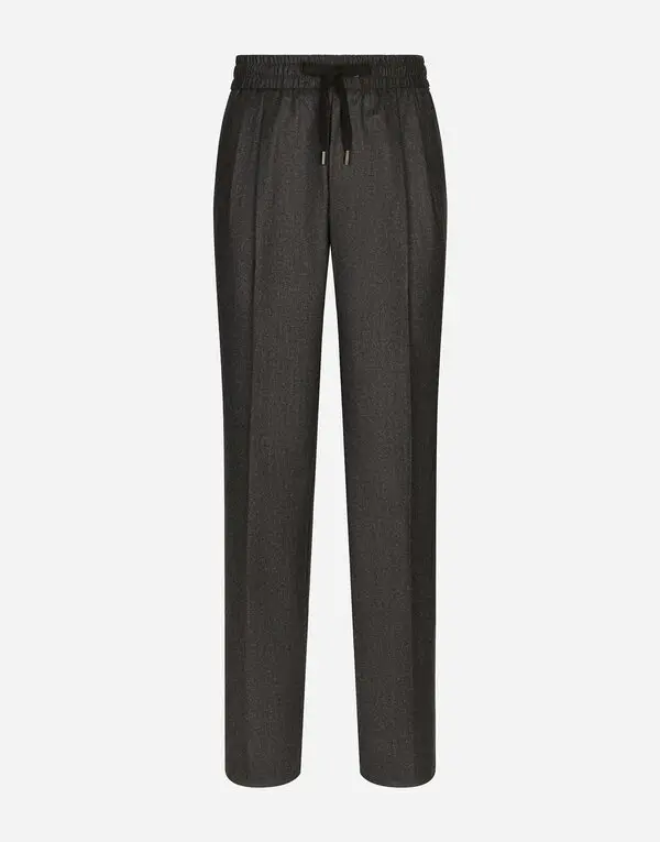 Dolce & Gabbana Flannel Jogging Pants - Grey