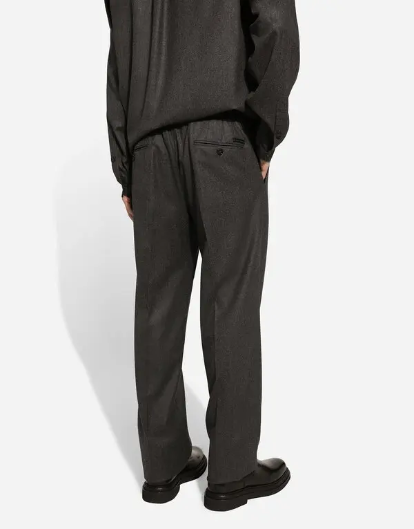 Dolce & Gabbana Flannel Jogging Pants - Grey