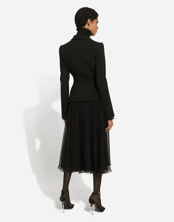 Dolce & Gabbana Silk Chiffon Circle Skirt