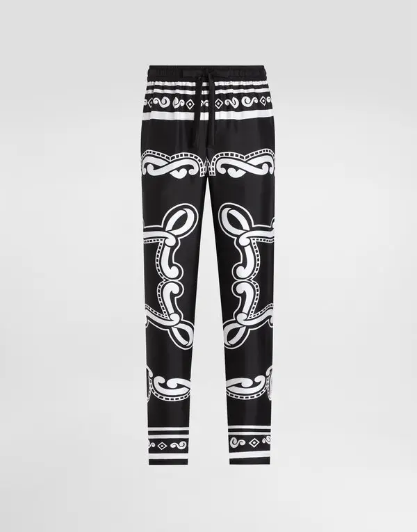 Dolce & Gabbana Silk Pajama Pants - Print
