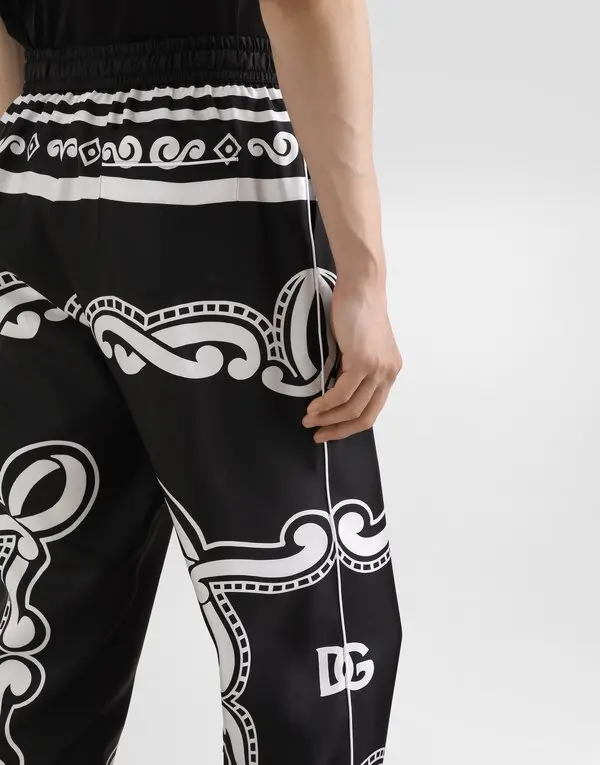 Dolce & Gabbana Silk Pajama Pants - Print