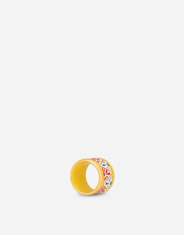 Dolce & Gabbana Set Of 2 Porcelain Napkin Rings