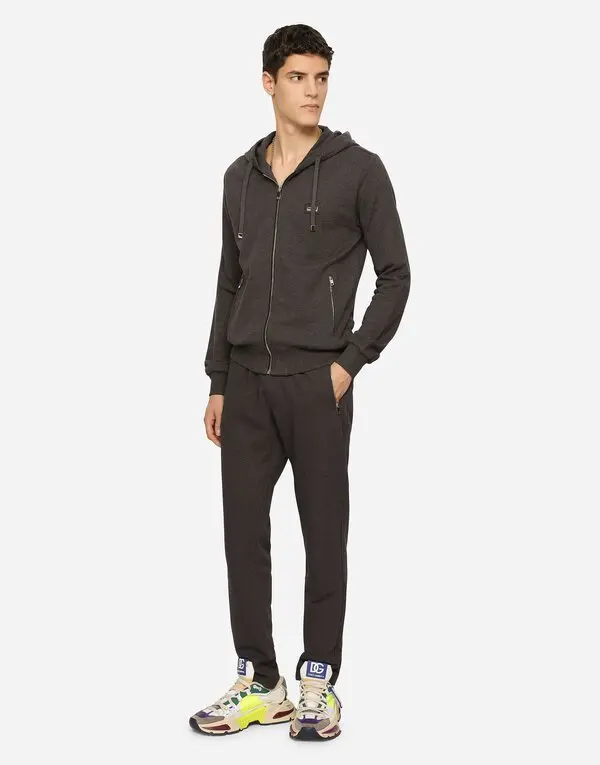 Dolce & Gabbana Cotton Jogging Pants - Grey