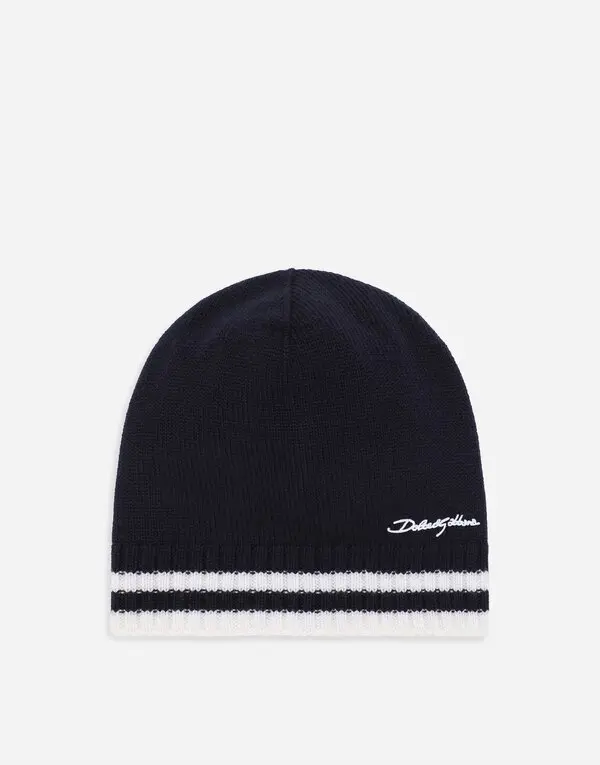 Dolce & Gabbana Knit Hat - Blue