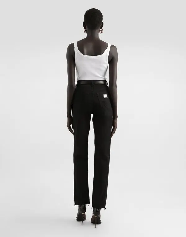 Dolce & Gabbana Fine-rib Cotton Tank Top