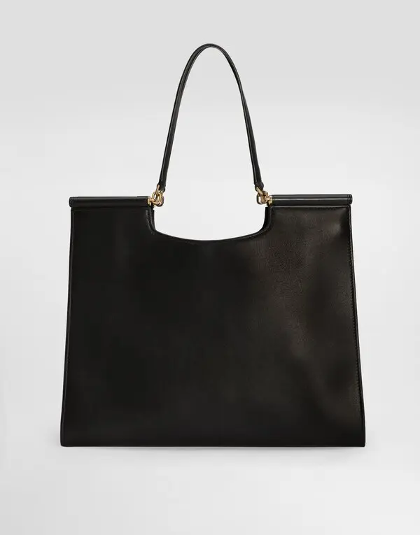 Dolce & Gabbana Large Sicily Shopper - Black