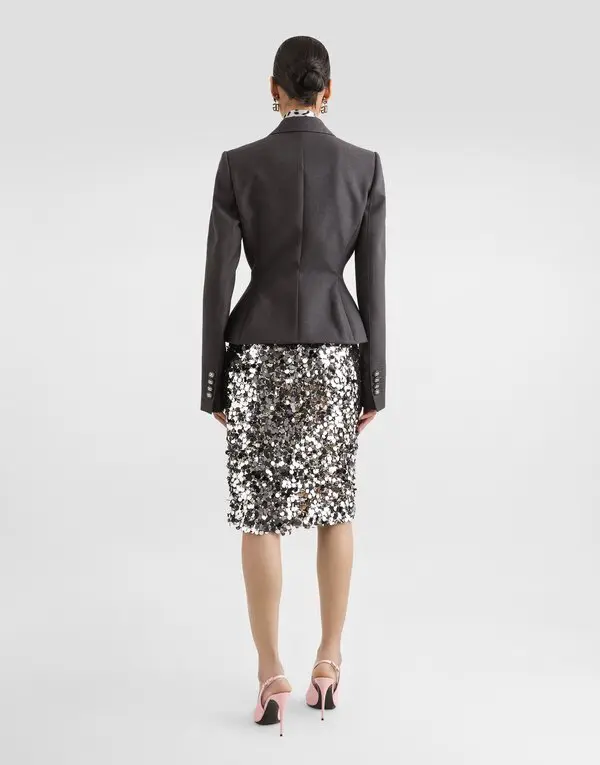 Dolce & Gabbana Sequined Midi Skirt