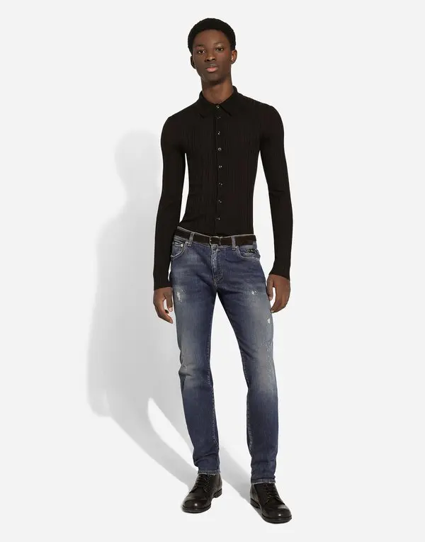 Dolce & Gabbana Slim-fit Stretch Denim Jeans
