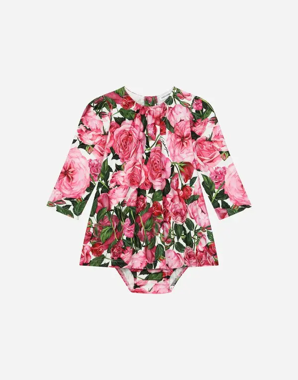 Dolce & Gabbana Rose Dress With Bloomers - Print