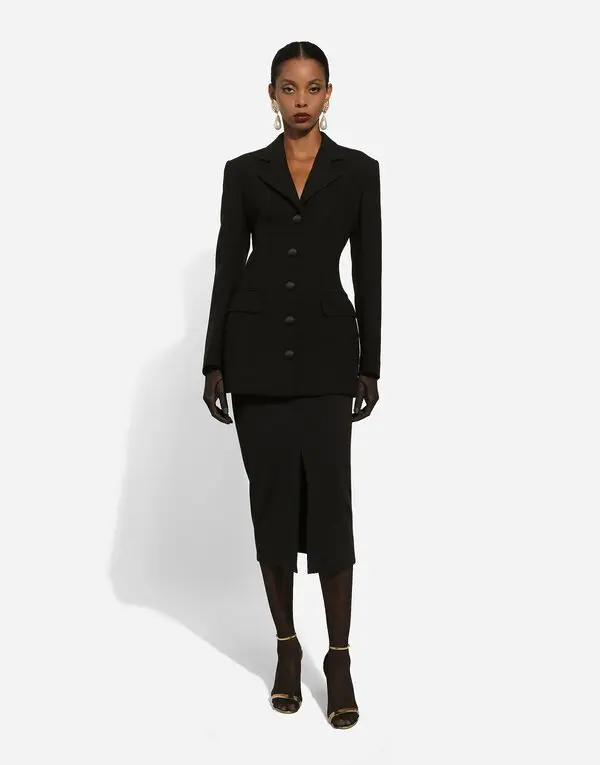 Dolce & Gabbana Long Single-breasted Dolce-fit Jacket