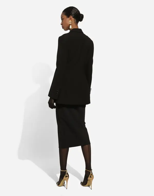 Dolce & Gabbana Long Single-breasted Dolce-fit Jacket