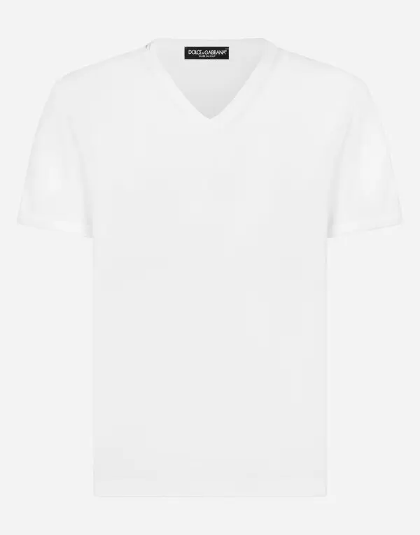 Dolce & Gabbana T-shirt Aus Baumwolle - White