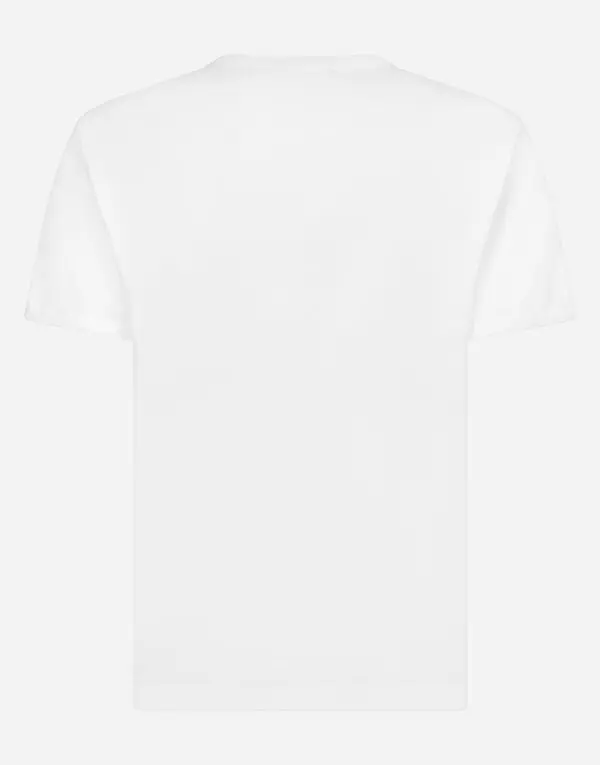 Dolce & Gabbana T-shirt Aus Baumwolle - White