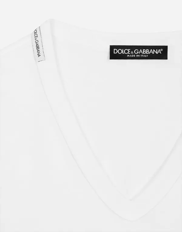 Dolce & Gabbana T-shirt Aus Baumwolle - White