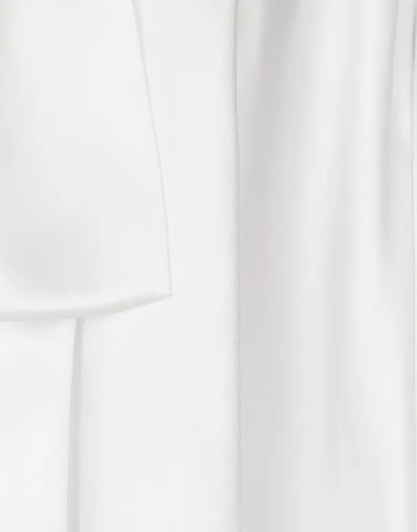 Dolce & Gabbana Silk Satin Pussy-bow Blouse