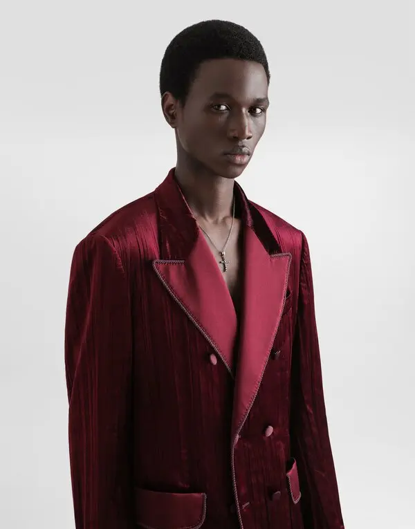 Dolce & Gabbana Double-breasted Velvet Jacket
