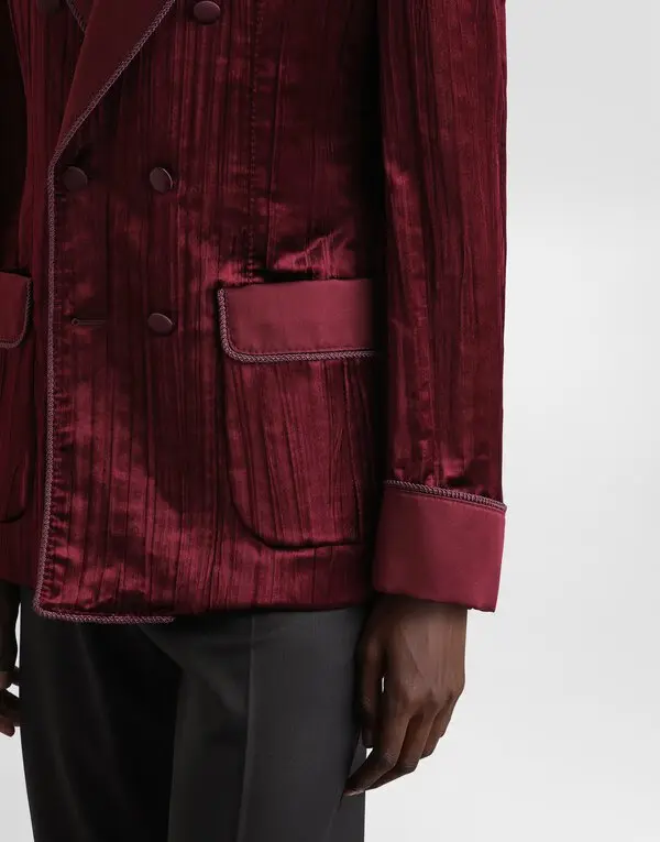 Dolce & Gabbana Double-breasted Velvet Jacket