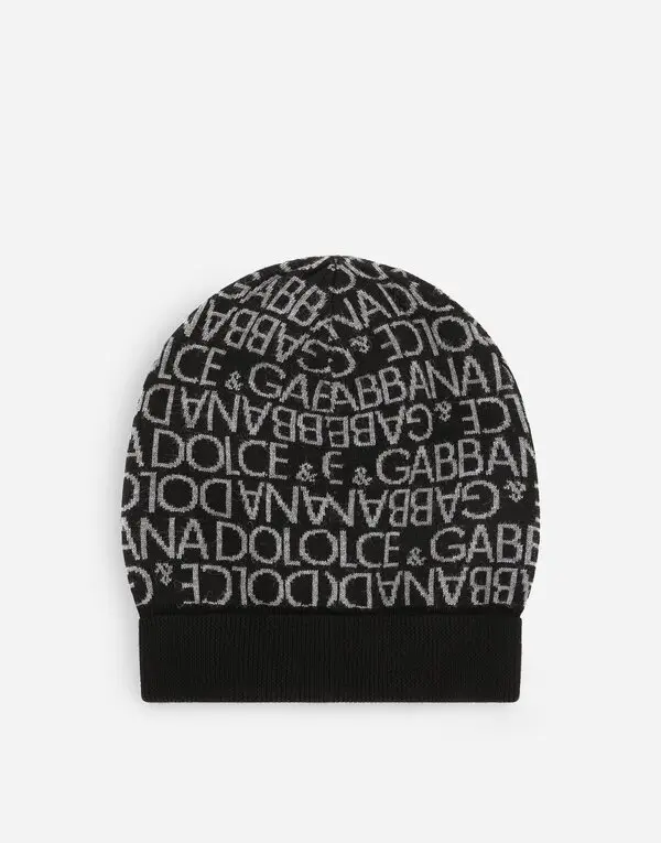 Dolce & Gabbana Jacquard Knit Hat
