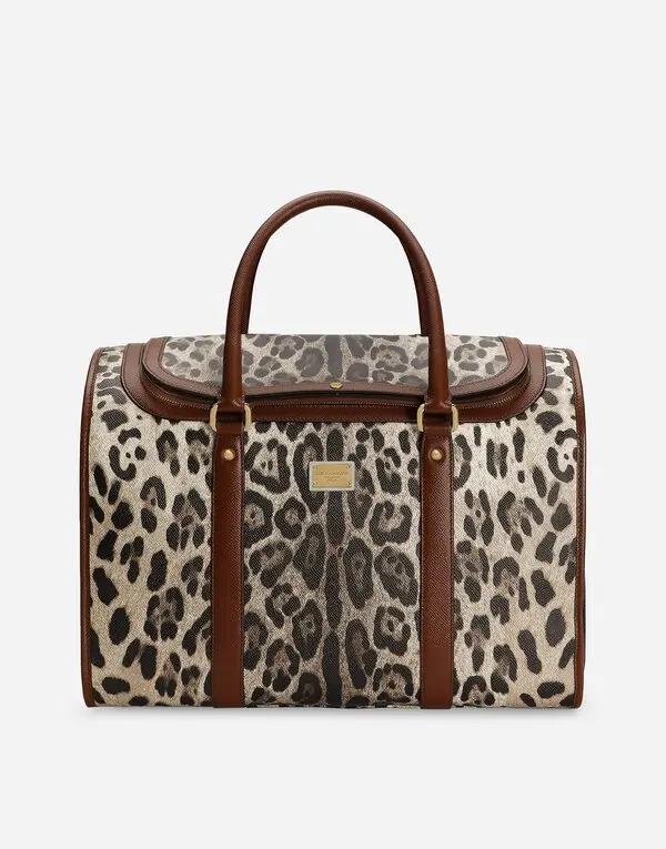 Dolce & Gabbana Leopard Dog Carrier