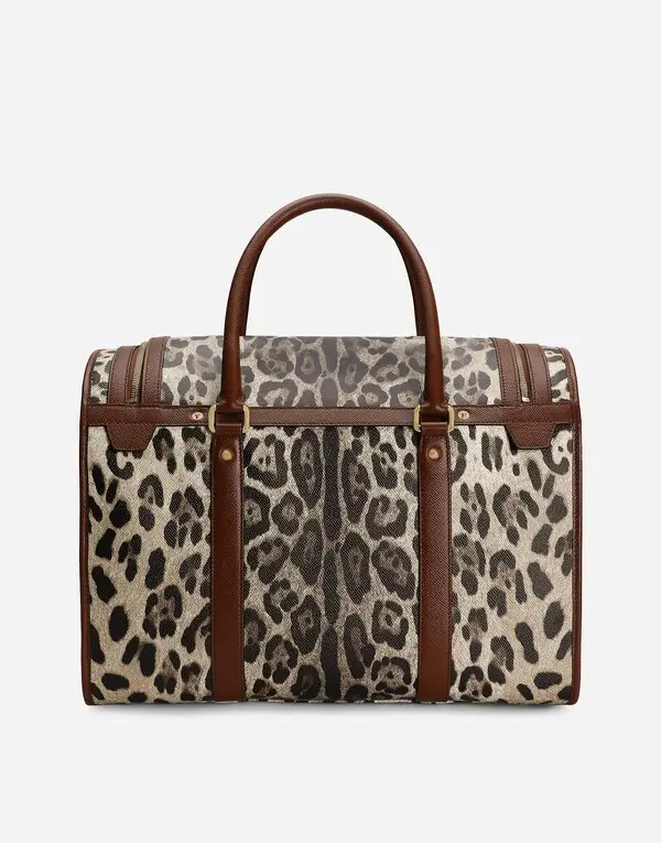 Dolce & Gabbana Leopard Dog Carrier