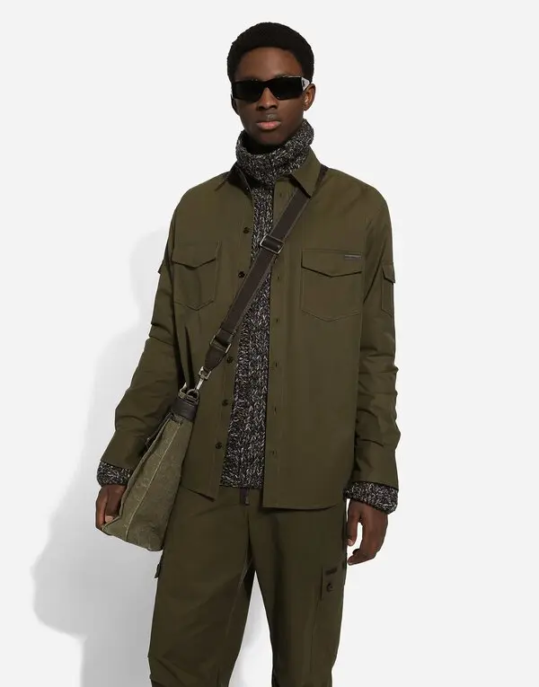 Dolce & Gabbana Technical Fabric Shirt With Pockets