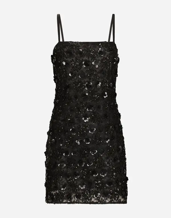 Dolce & Gabbana Sequin Embellished Mini Dress