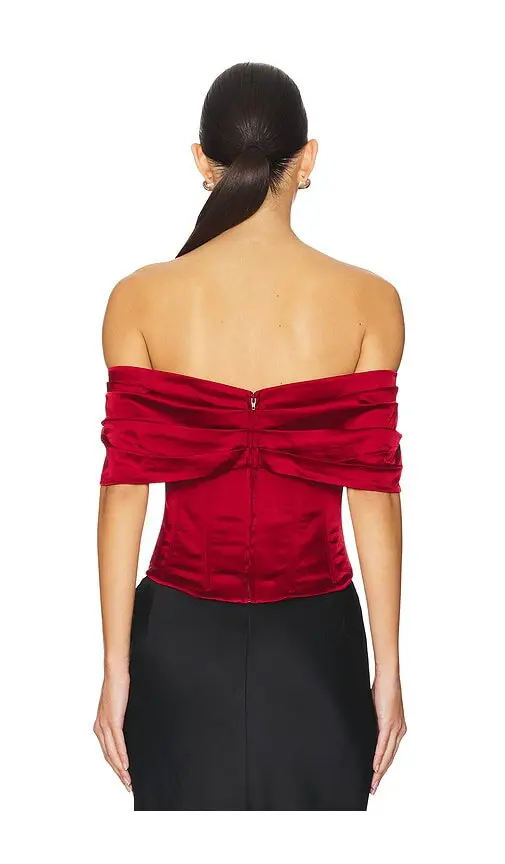 Lpa Ilaria Corset Top - Red