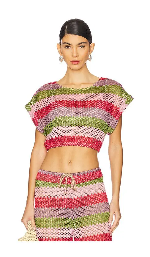 PQ Renee Crochet Crop Top