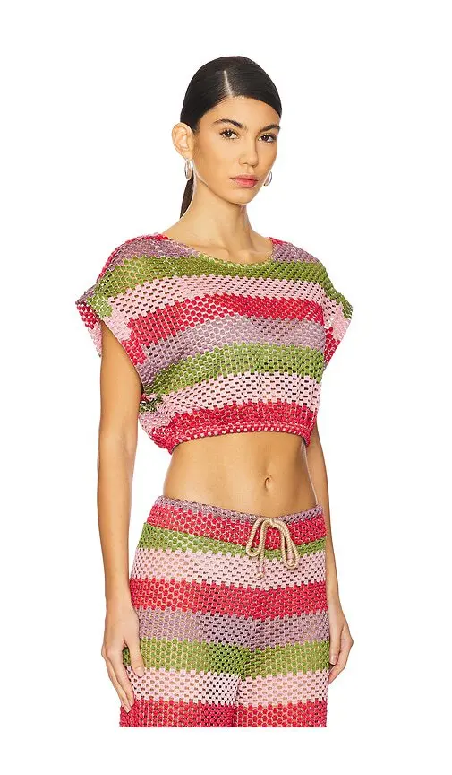 PQ Renee Crochet Crop Top