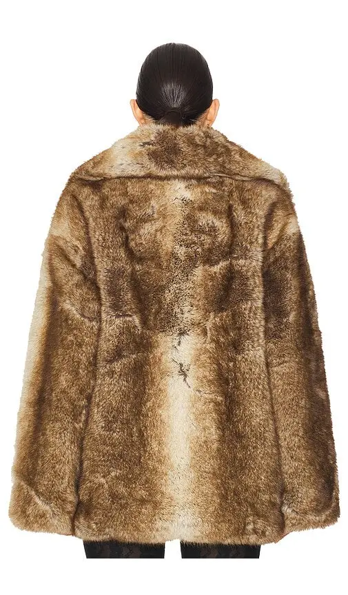 JAKKE Rosemary Faux Fur Coat