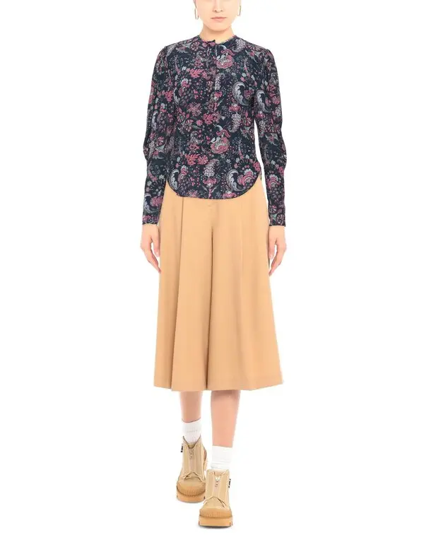 Isabel Marant Étoile Crepe Floral Print Top - Blue