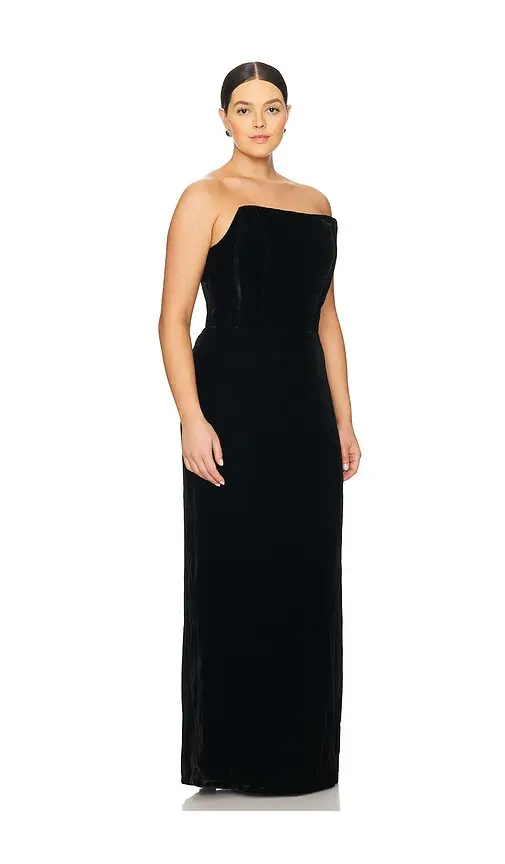 Lpa Emery Velvet Maxi Dress