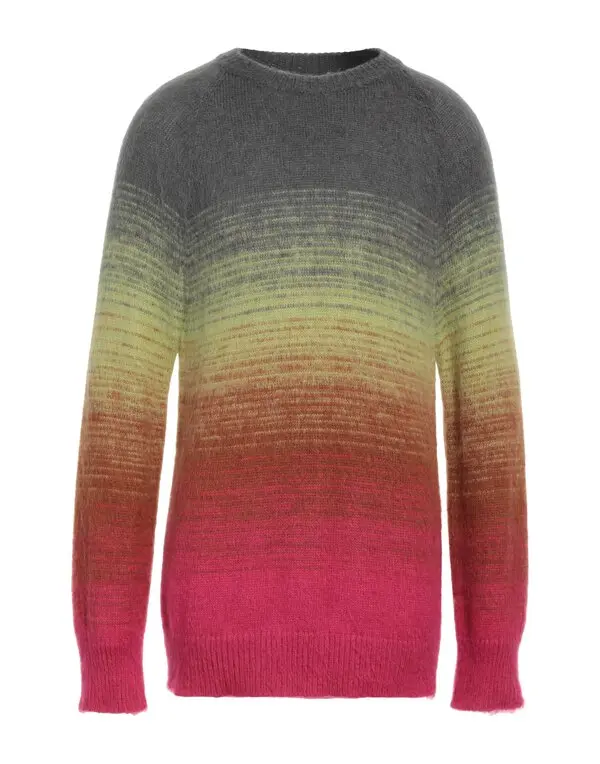 LANEUS Intarsia-knit Sweater - Grey