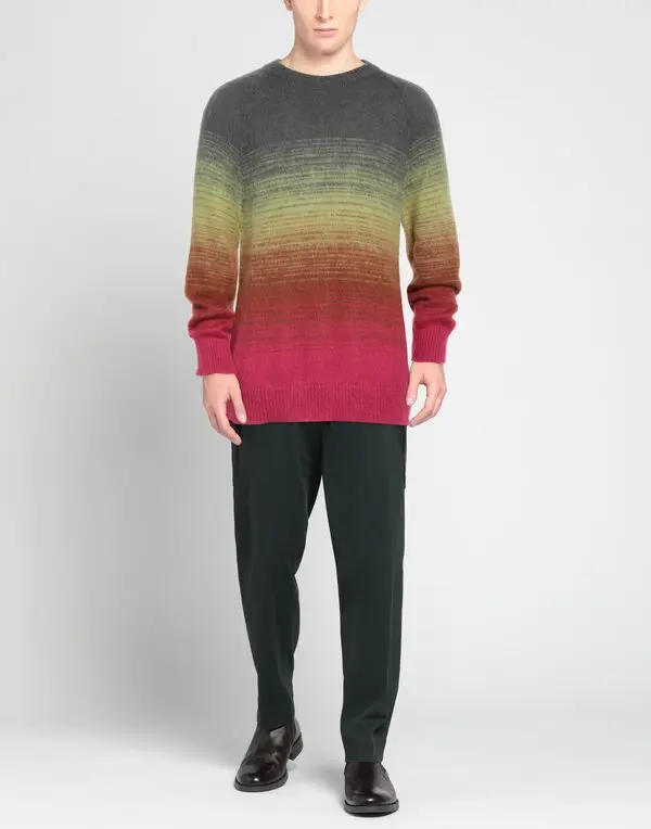 LANEUS Intarsia-knit Sweater - Grey