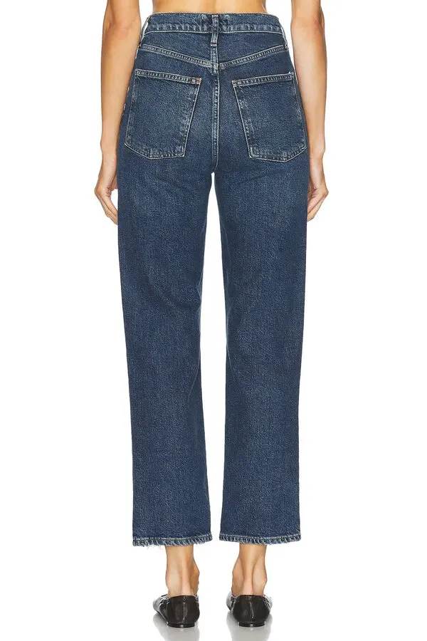 AGOLDE 90's Pinch Waist Crop Jeans - Solace